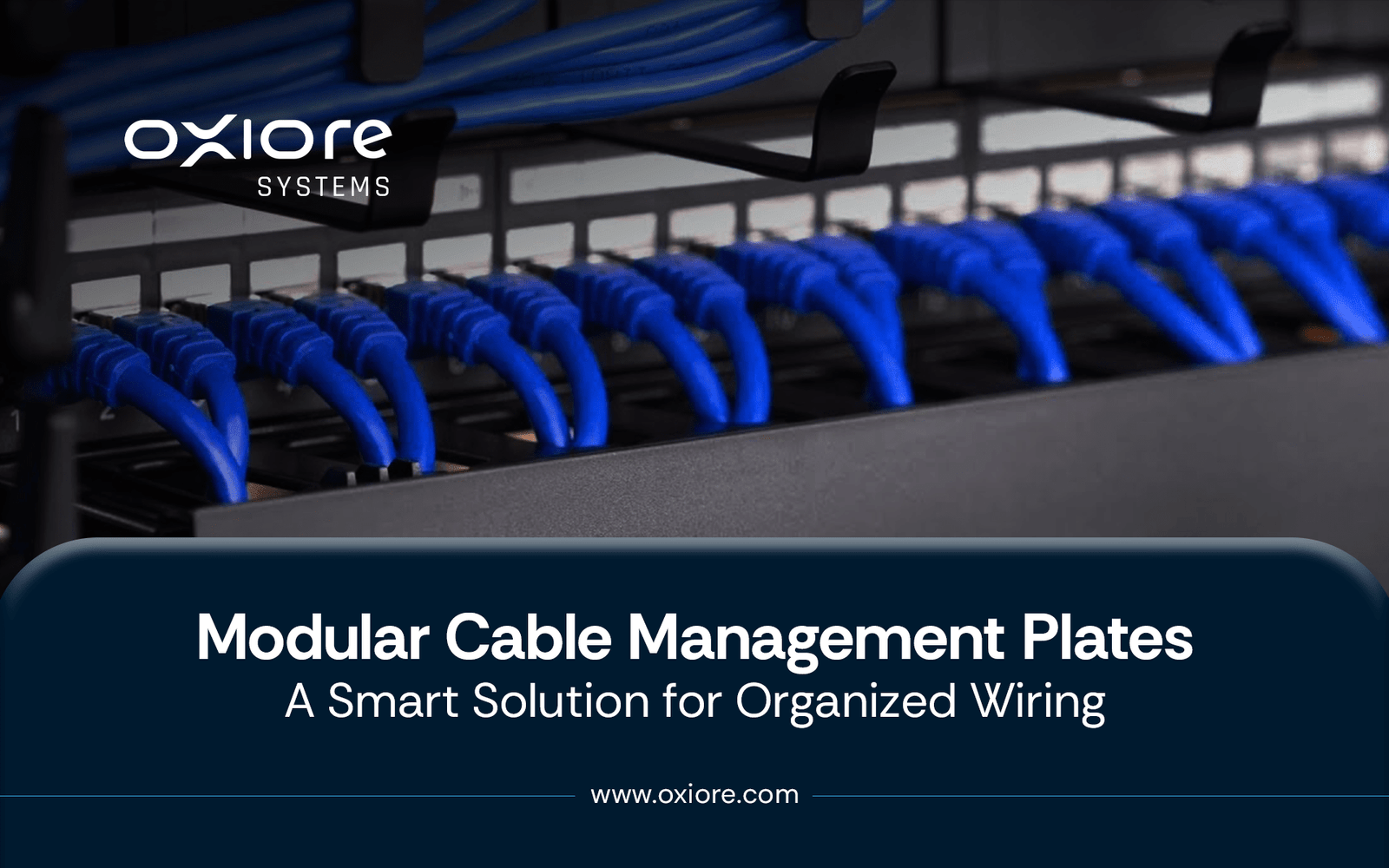 Modular Cable Management Plates for Neat Setups